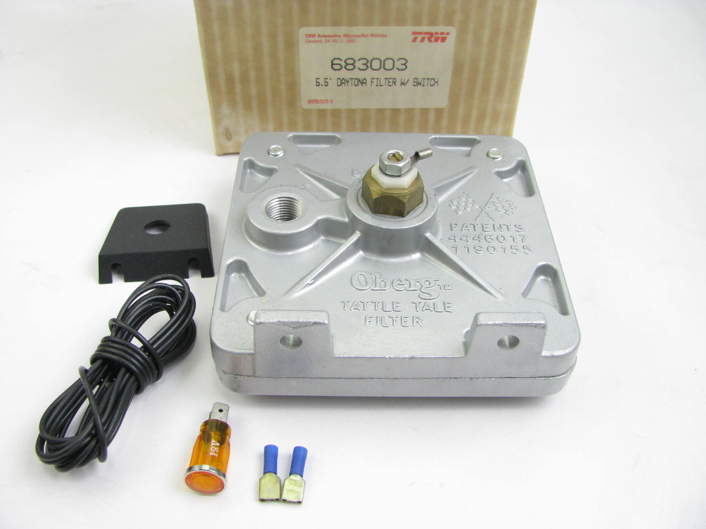 Oberg Daytona 5.5'' Racing Bypass Oil Filter Kit W/ Low Pressure Switc ...