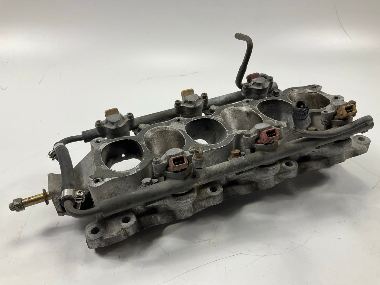 USED - Lower Intake Manifold Plenum WITH Fuel Rail & Injectors OEM For ...