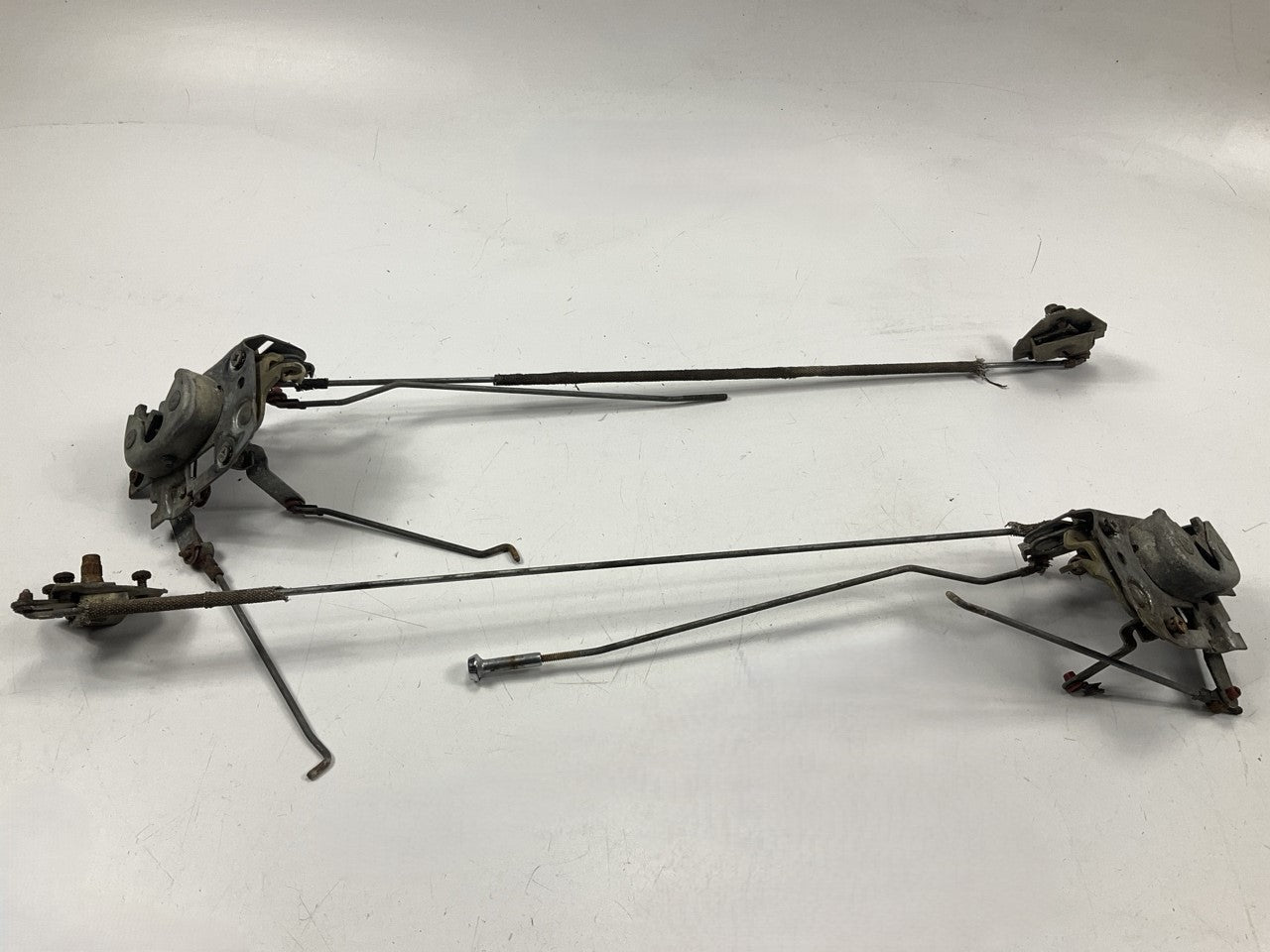 USED - OEM Driver & Passenger Door Latch & Rods 1967-1968 Ford Mustang ...