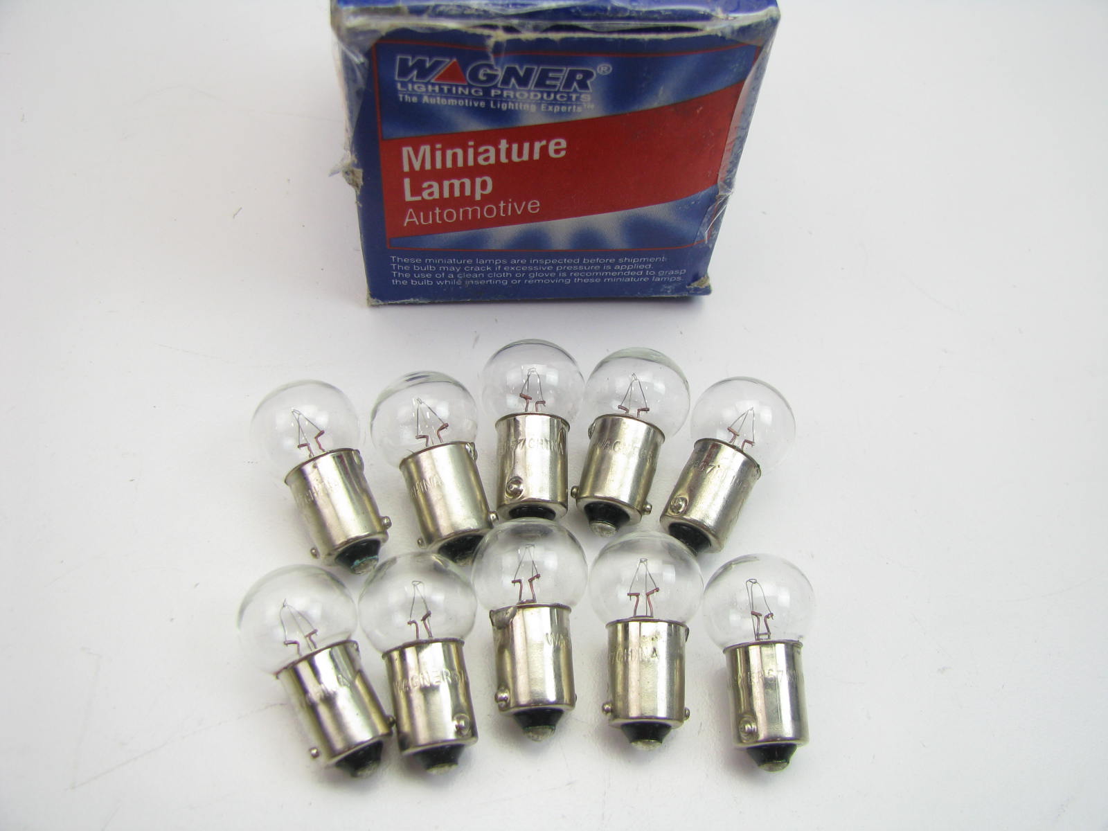 (10) Wagner 57 Miniature Light Bulb - Miniature Bayonet G-4 1/2 – Spark ...